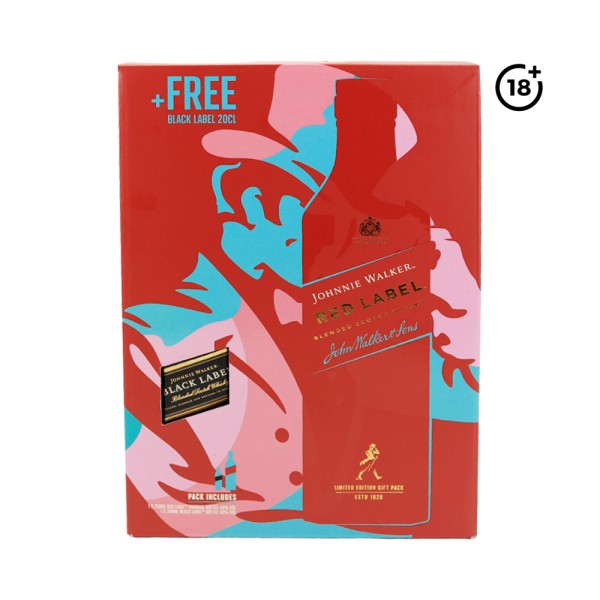 JOHNNIE WALKER RED LABEL +BLACK LABEL 200ML | Spinneys Lebanon