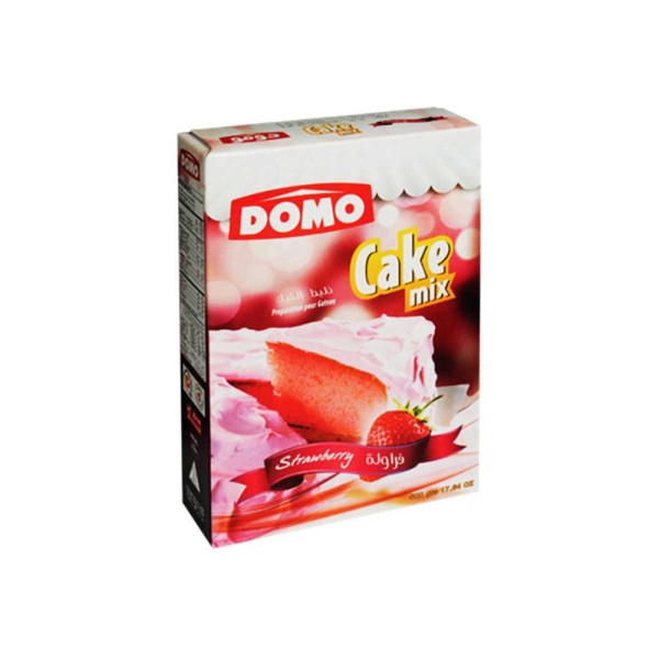 DOMO CAKE MIX STRAWBERRY | Spinneys Lebanon