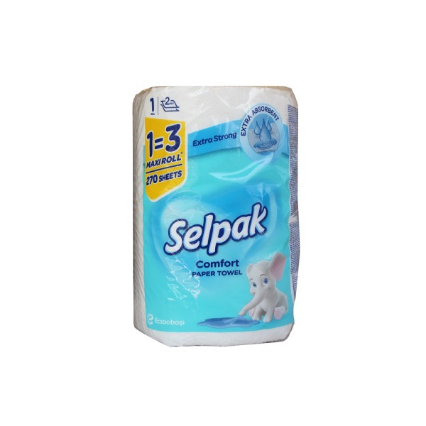 SELPAK KITCHEN COMFORT TOWEL 1=3R | Spinneys Lebanon