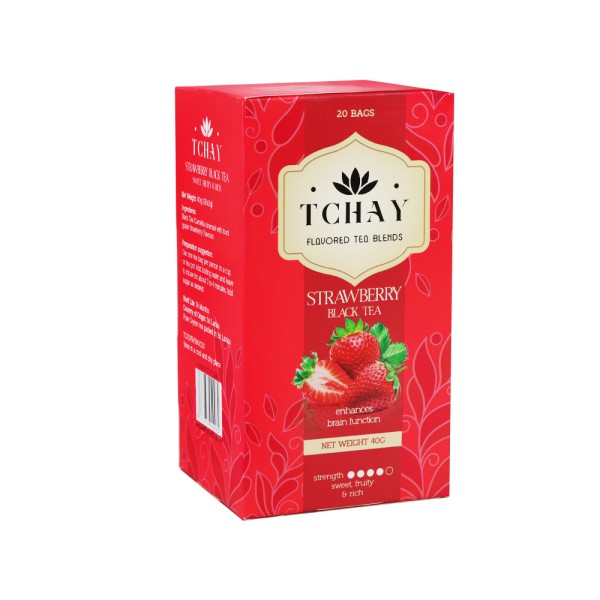 TCHAY CYLON BLACK TEA WITH STRAWBERRY | Spinneys Lebanon