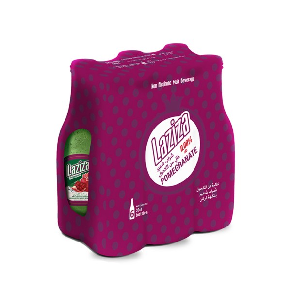 Laziza Beer Pomegranate - 330Ml | Alcohol Free Beer | Spinneys Lebanon