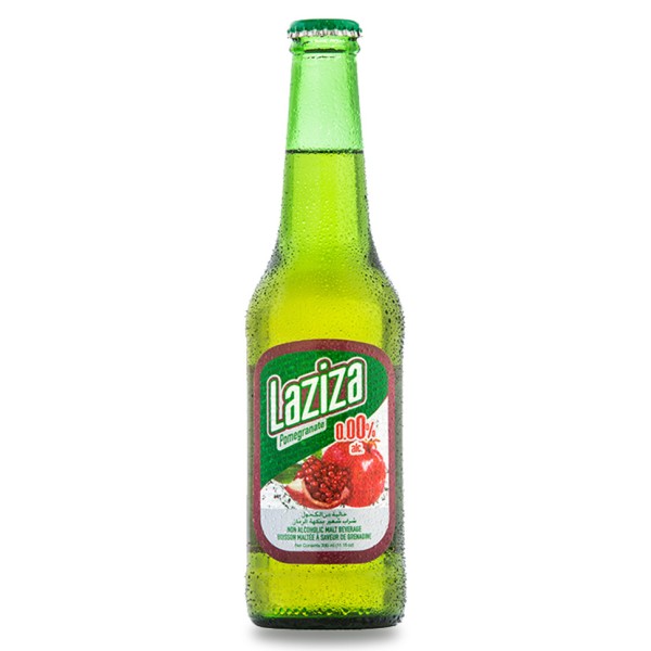 Laziza Beer Pomegranate - 330Ml | Alcohol Free Beer | Spinneys Lebanon