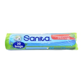 SANITA TRASH BAG BIODEGRADABLE 30PC | Spinneys Lebanon