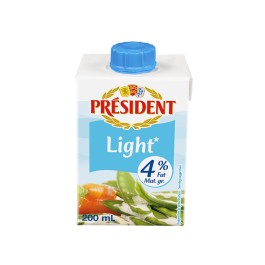 PRESIDENT CREAM LIGHT 4 FAT | Spinneys Lebanon