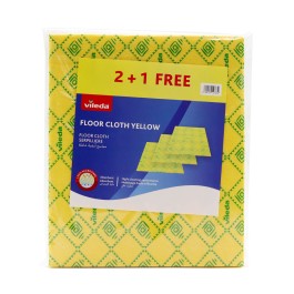 VILEDA FLOOR CLOTH YELLOW 2+1 | Spinneys Lebanon
