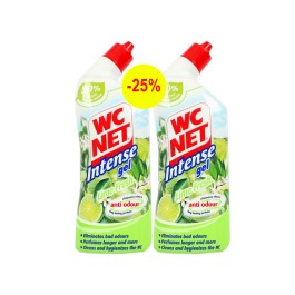 WC NET LIQUID TOILET CLEANER LIME INTENSE GEL 2X25PCUT | Spinneys Lebanon