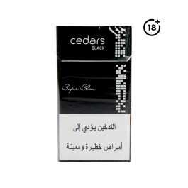 CEDARS SLIM BLACK BOX | Spinneys Lebanon