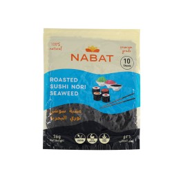NABAT ORGANIC NABAT SUSHI NORI 10 SHEETS | Spinneys Lebanon
