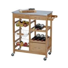 EH KITCHEN TROLLEY WOOD 66X84CM | Spinneys Lebanon