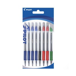 PILOT BLISTER OF 8 BPP 1.0MM W-GRIP 4-L 1-B 2-R 1-G | Spinneys Lebanon