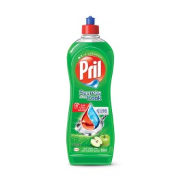 Pril cold active dishwashing liquid, Apple 650ml, remove 48h Dried-in ...
