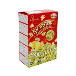 POP WESTERN MICROWAVE POPCORN MORE BUTTER | Spinneys Lebanon