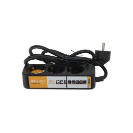 POWER SOCKET 3WAY 140CM BLACK | Spinneys Lebanon