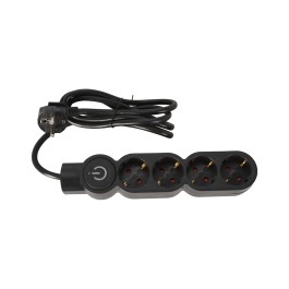 POWER SOCKET 4WAY BLACK | Spinneys Lebanon