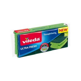 Vileda ULTRA FRESH High Foam Sponge Anti-bacterial Deep Cleaning ...