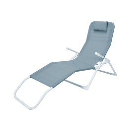 HARD GOODS SIESTA POOL LOUNGER W CUSHION LIGHT BLUE | Spinneys Lebanon
