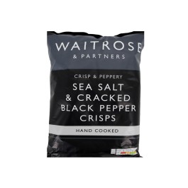 WAITROSE HAND COOKED SALT + PEPPER CRISPS | Spinneys Lebanon