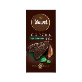 WAWEL PREMIUM DARK CHOCOLATE 64 PCT COCOA MINT | Spinneys Lebanon