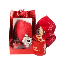 HALLMARK LIPS PILLOW WITH MUG IN A GIFT BAG | Spinneys Lebanon