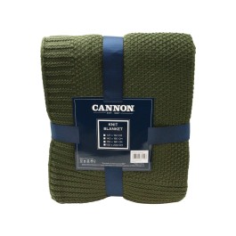 CANNON SP BLANKET 100% ACRYLIC KNITTED GREY D | Spinneys Lebanon